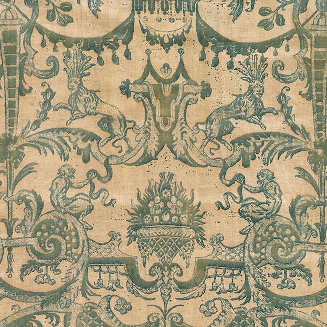 10812 - Grotesque Tapestry - SOLD - Thomas Murray Asian & Tribal Art