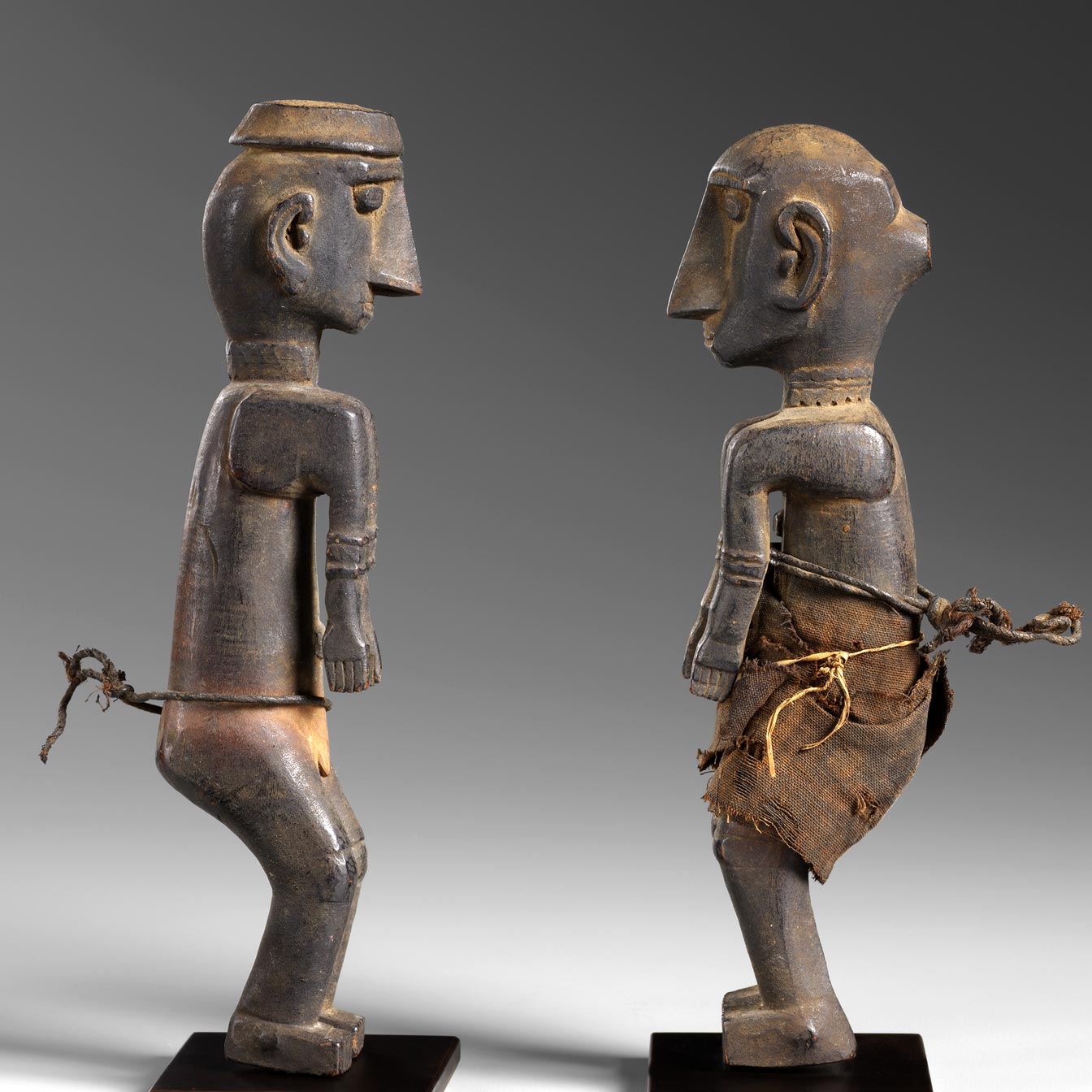 12862 - Ancestor Pair - SOLD - Thomas Murray Asian & Tribal Art