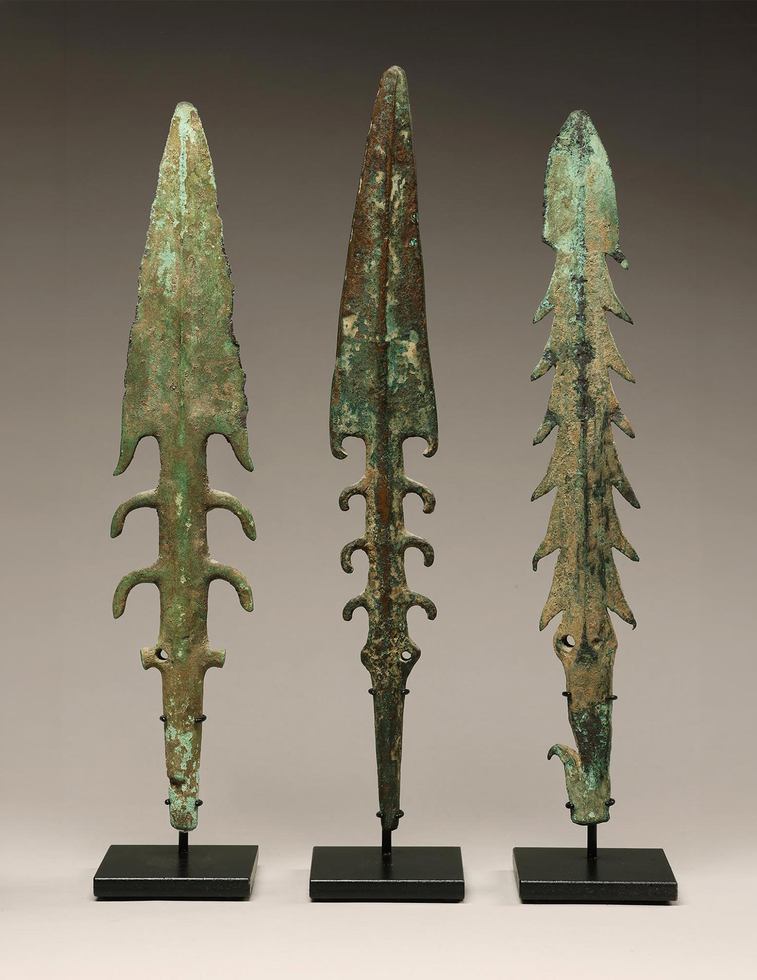 41374 – Three Bronze Harpoons by Thomas Murray